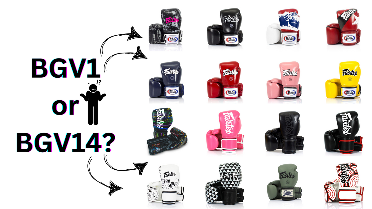 The Difference Between Fairtex BGV1 and BGV14 Boxing Muay Thai Gloves ...